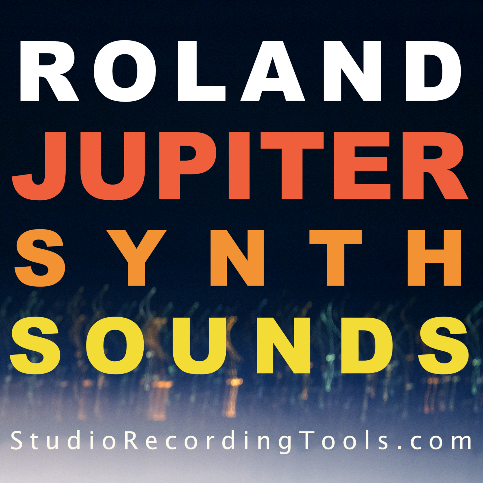 Roland Jupiter Synth Samples Soundfont Format – StudioRecordingTools ...